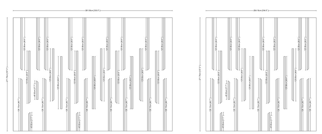 Custom Made Wall Molding Design Have Done for Luda - Sets of Frames - Etsy