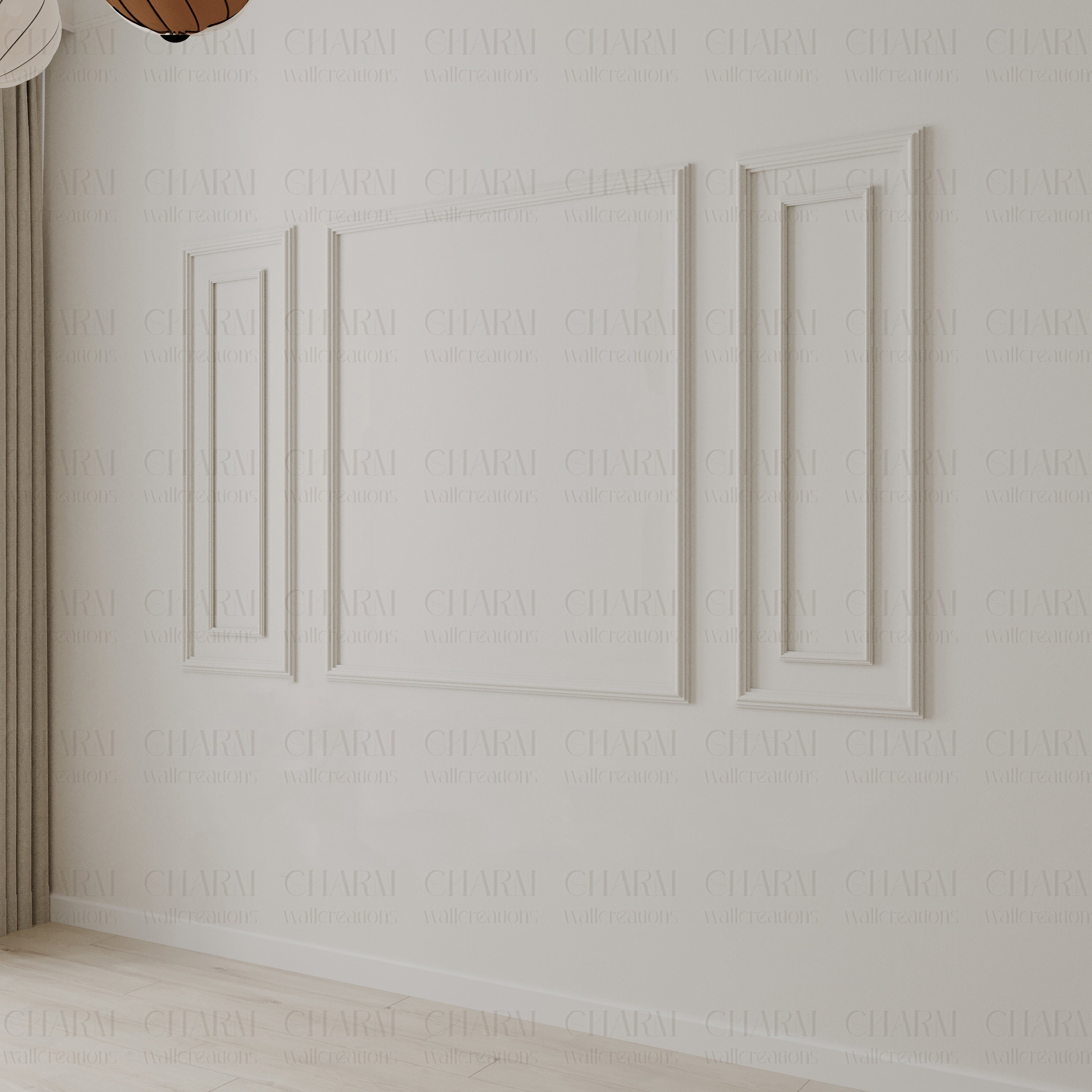 Wall Moulding Kit Wall Molding Assembly-ready Package Pre-cut Factory ...