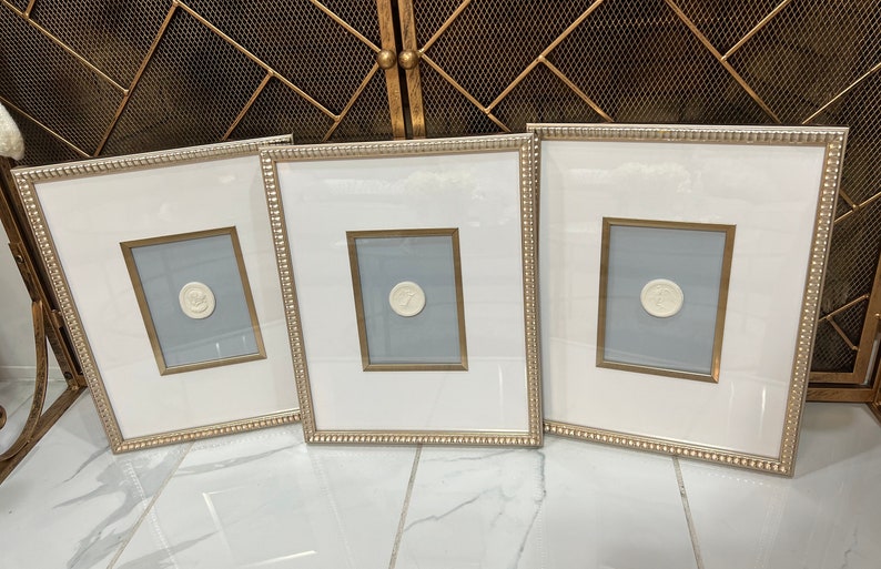 Framed Intaglio Art Etsy
