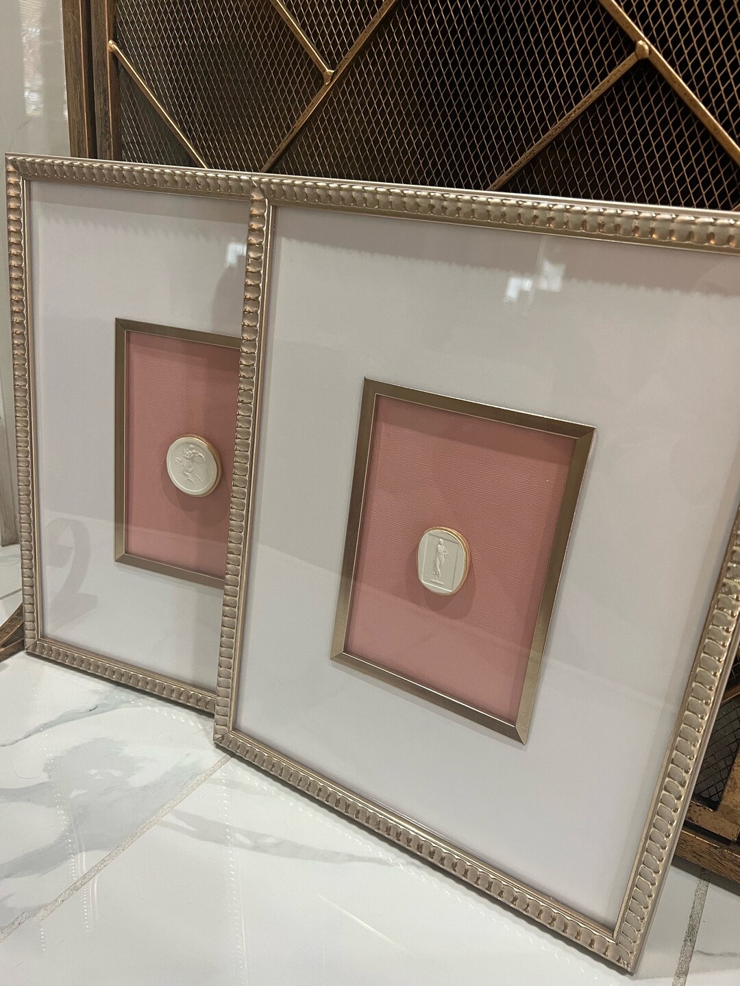 Framed Intaglio Art - Etsy