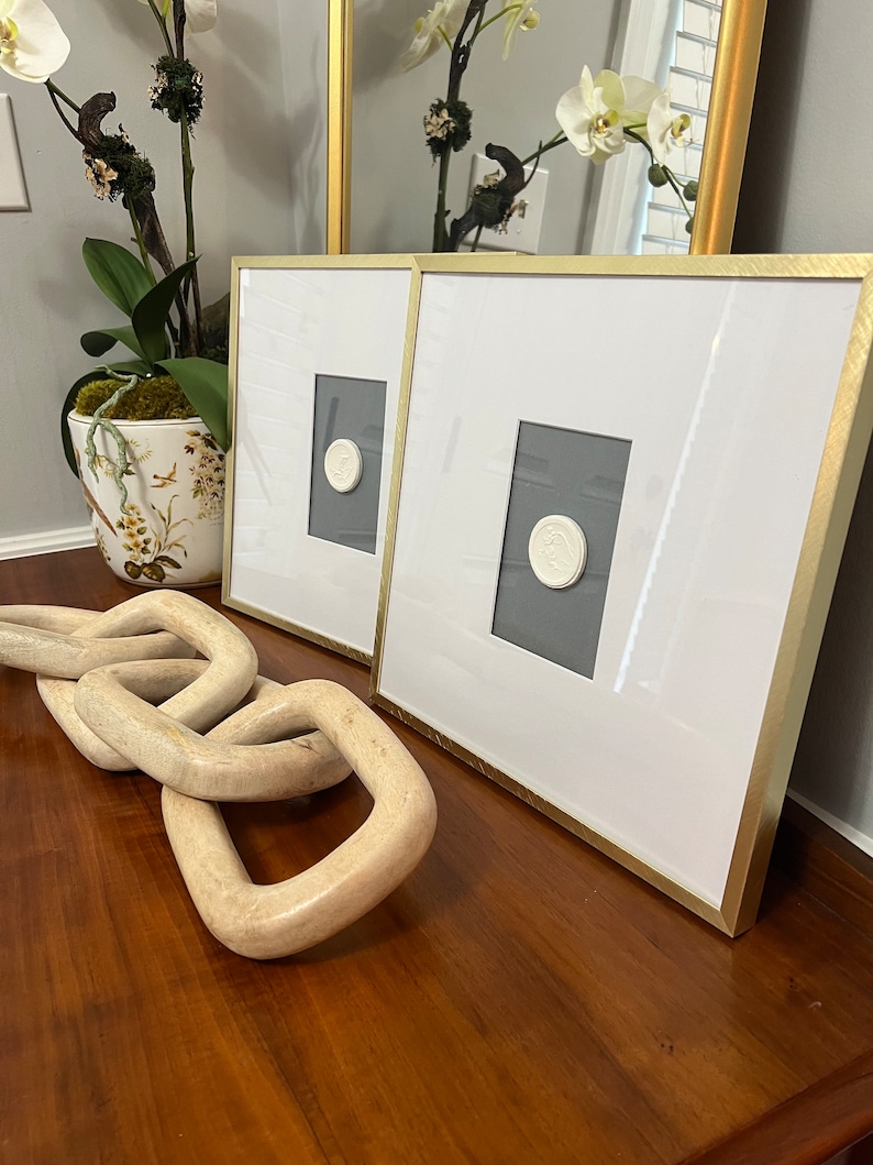 Framed Intaglio Art - Etsy