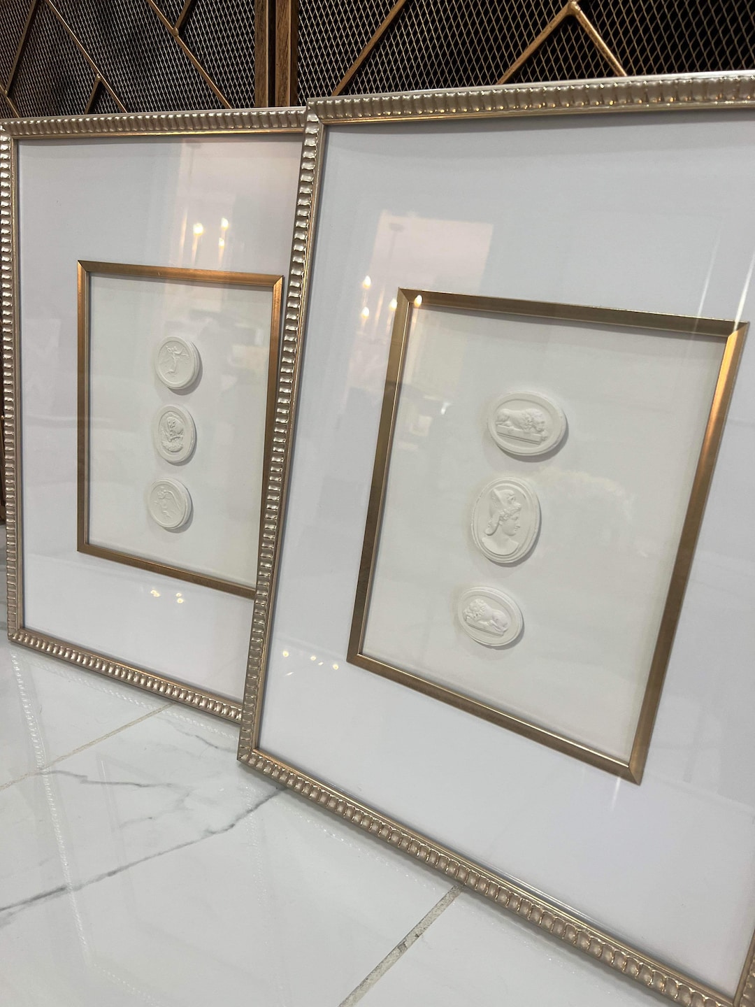 Framed Intaglio Art - Etsy