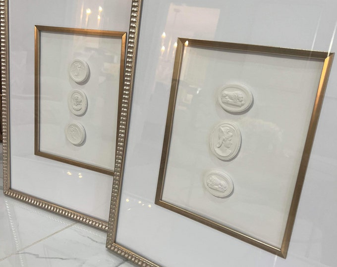 Framed Intaglio Art - Etsy