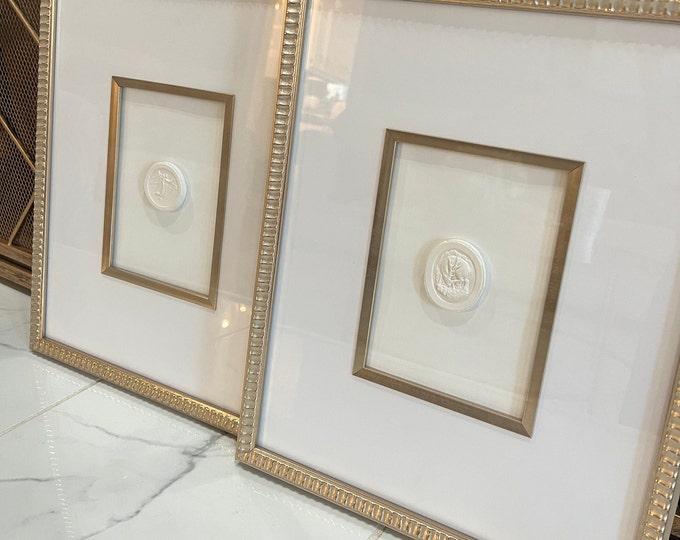 Framed Intaglio Art - Etsy