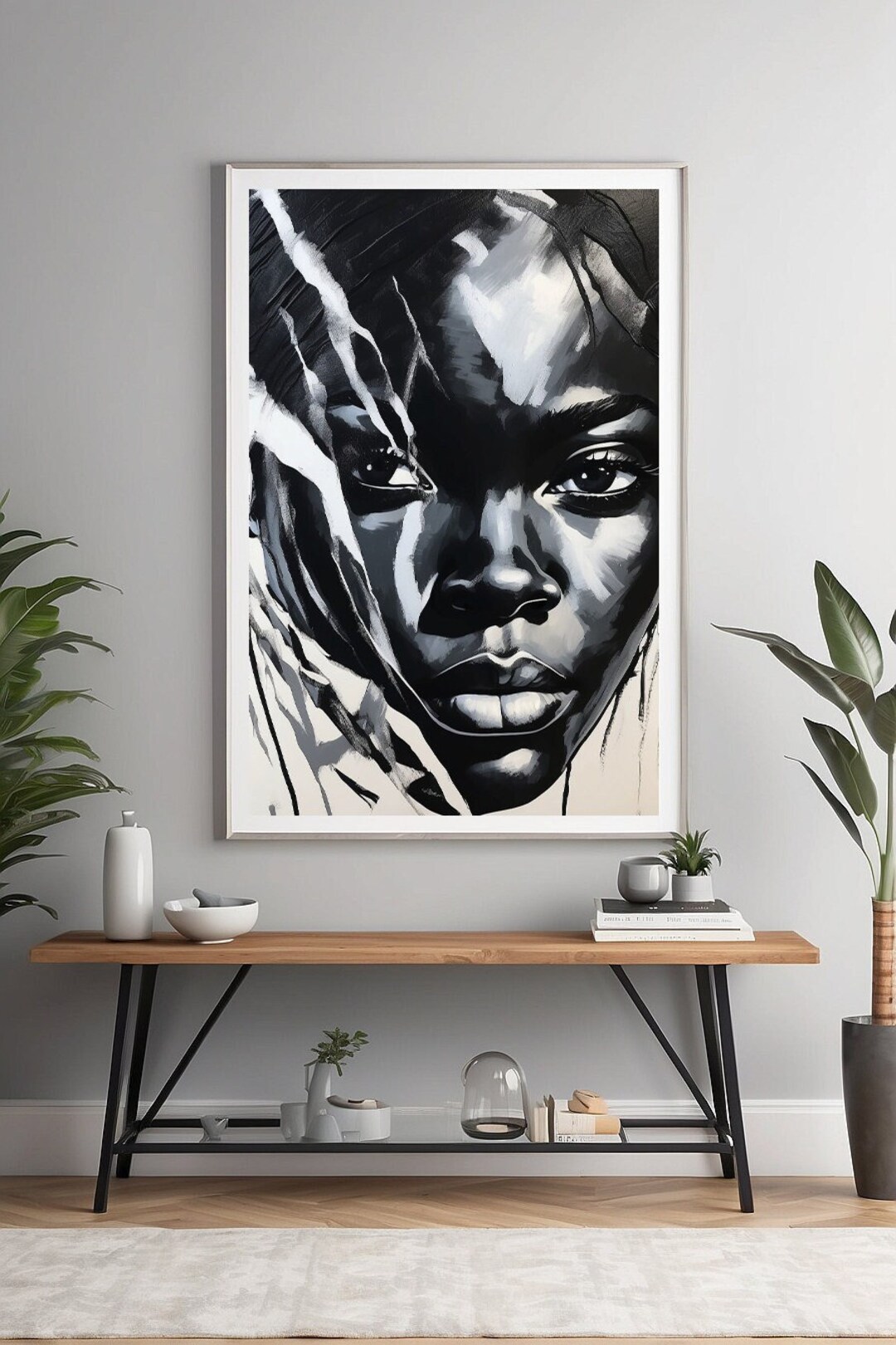 Abstract African Women Portraits Set Digital Prints, Instant Download ...