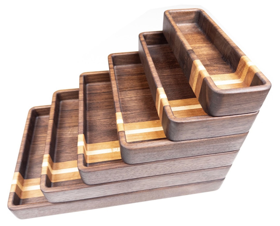 Valet Tray, Hardwood Catch All Trays - Etsy