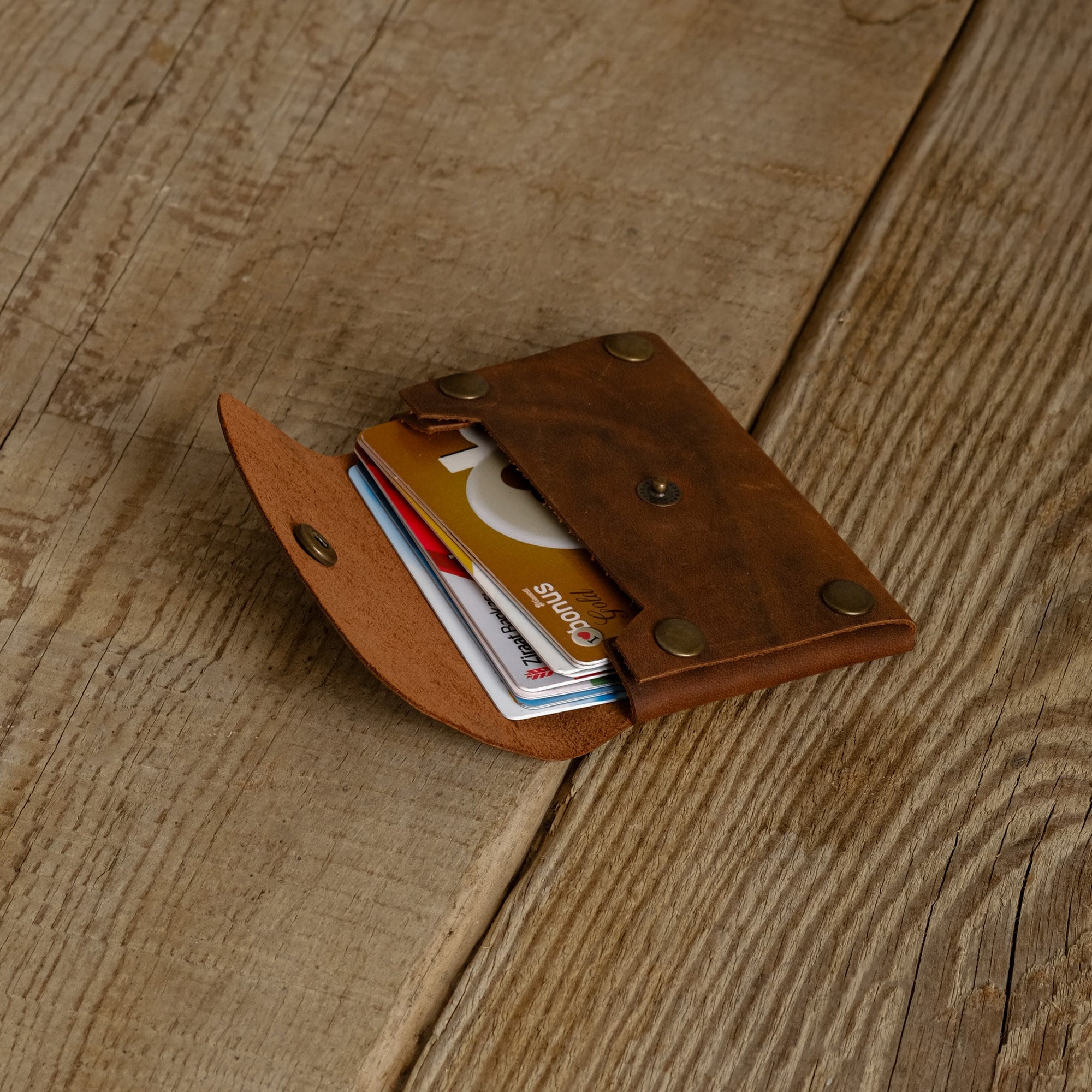 Mini Card Holder, Leather Card Holder, Leather Card Case, Handcrafted ...