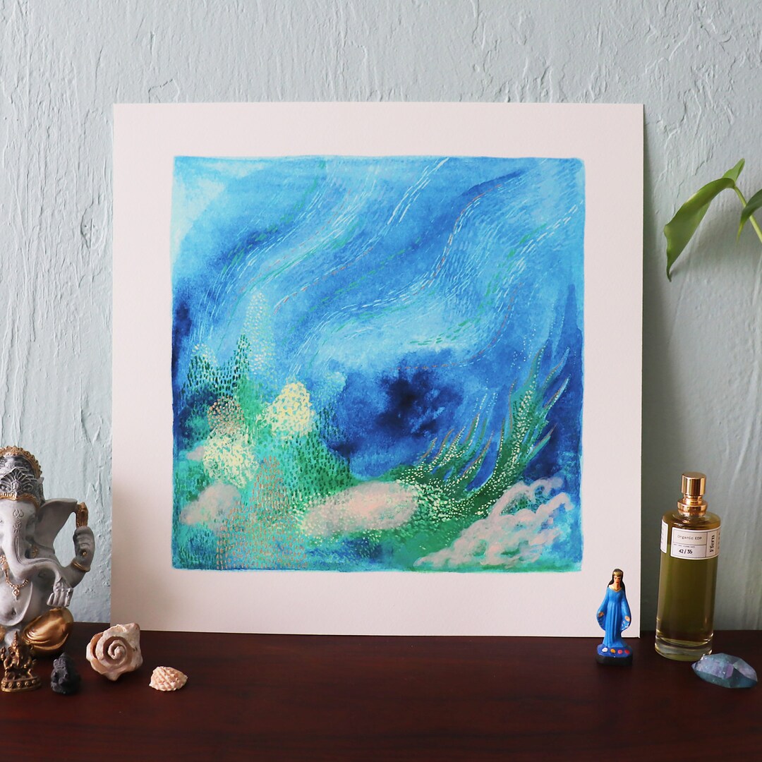 12 Inch SPRING 100% Cotton Museum Grade Fine Art Print Hand - Etsy