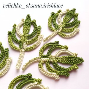 Crochet Leaf Pattern Crochet Foliage Pattern PDF Leaves Crochet for ...