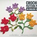 SET CROCHET PATTERN Leaf Irish Crochet Leaves Pattern Сrochet Motifs ...