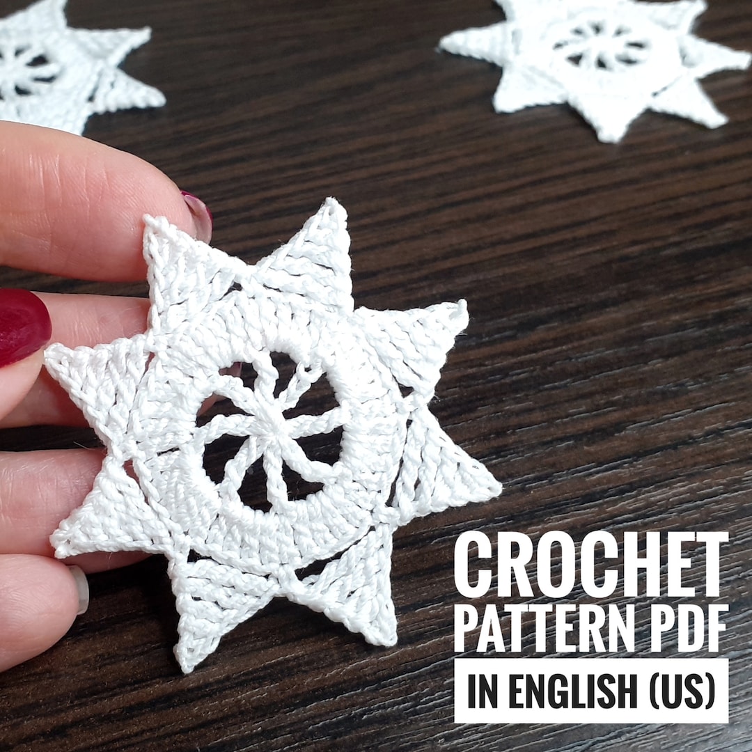 Simple and Easy Crochet Snowflake Pattern Inscribed Snowflake Crochet ...