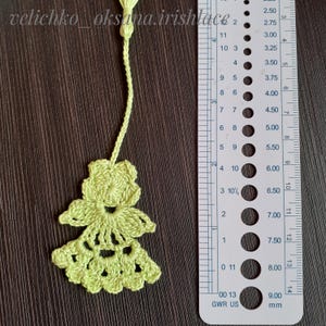 Crochet Angel Bookmark Crochet Angel Pattern Baptism Gift Easter for ...