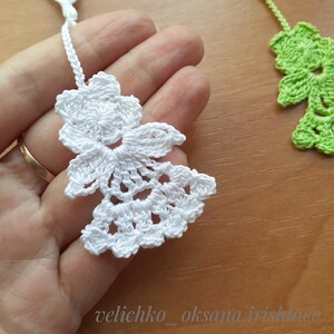 Crochet Angel Bookmark Crochet Angel Pattern Baptism Gift Easter for ...