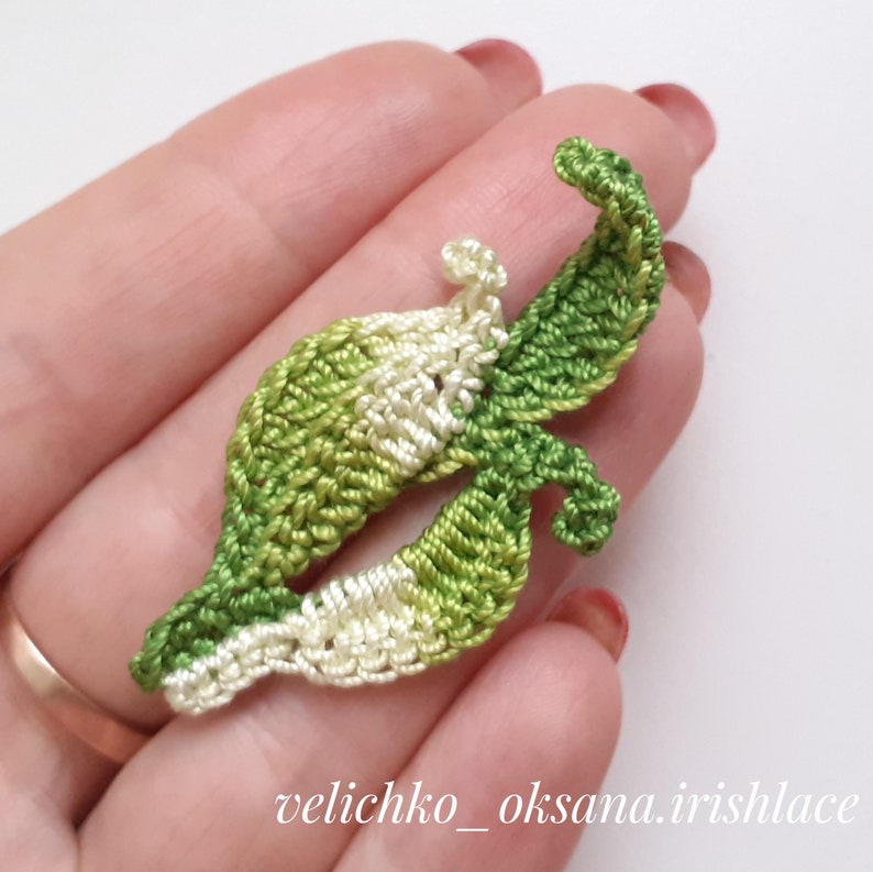Crochet Leaf Crochet Foliage Pattern PDF Leaves Crochet for Irish Lace ...