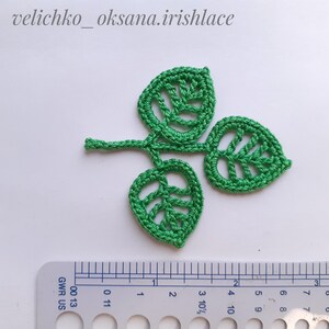 Charming Irish Crochet Flowers & Leaves DIY Lace Motif Patterns PDF ...