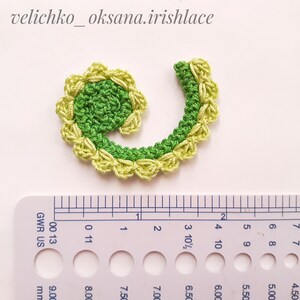 SET Irish Crochet Flower Leaf PATTERN Ireland Lace Motifs - Easy ...