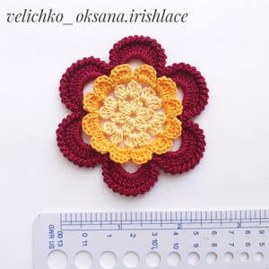 SET Irish Crochet Flower Leaf PATTERN Ireland Lace Motifs - Easy ...
