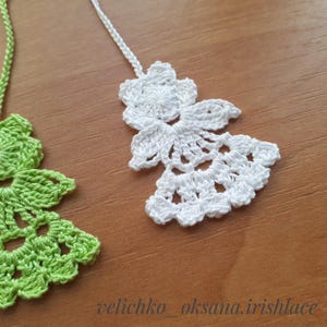 Crochet Angel Bookmark Crochet Angel Pattern Baptism Gift Easter for ...