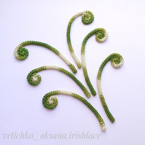 Irish Crochet Flower & Leaf Pattern Set: Lace Motifs (PDF Tutorial) - Etsy