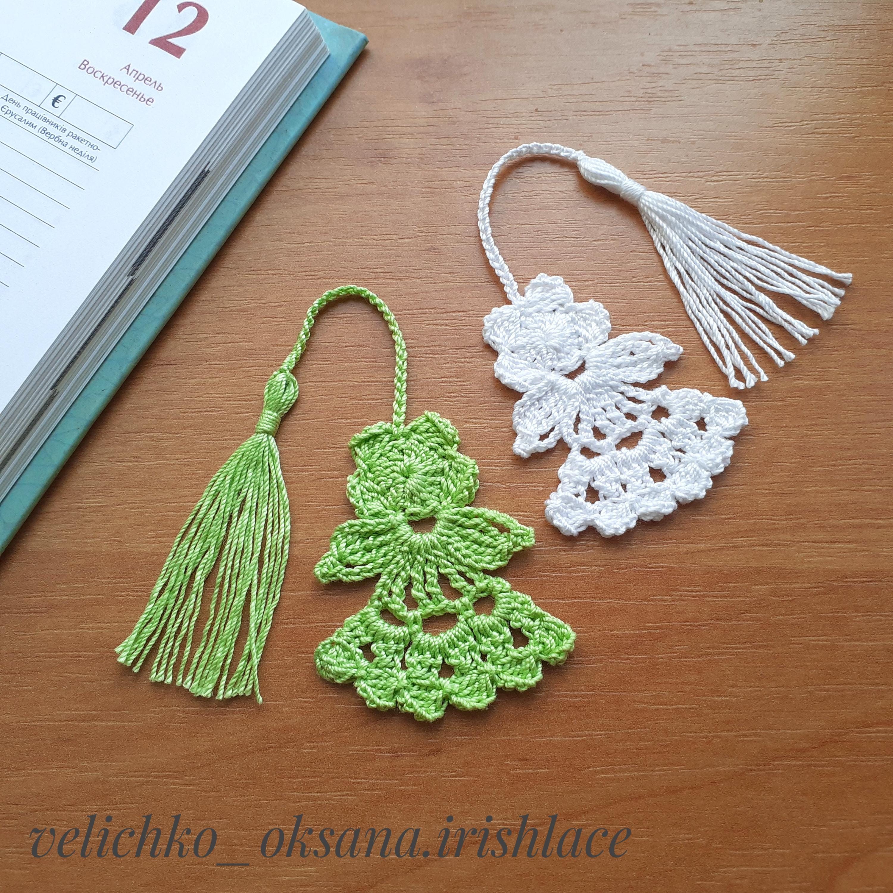 Crochet Angel Bookmark Crochet Angel Pattern Baptism Gift Easter for ...