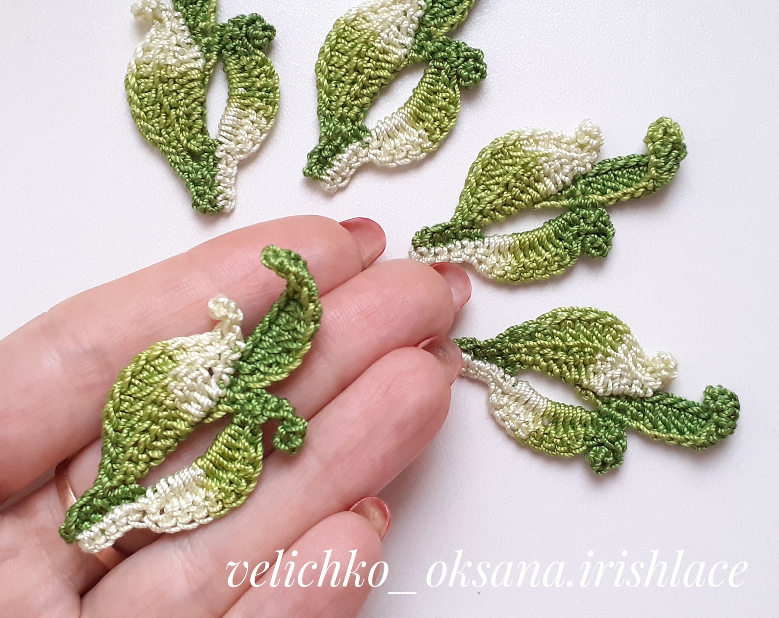 Crochet Leaf Crochet Foliage Pattern PDF Leaves Crochet for Irish Lace ...