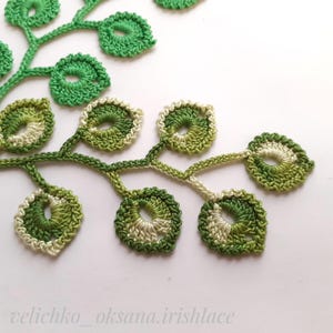 Crochet Branch With Leaves Pattern Crochet Branch Pattern Crochet Leaf ...