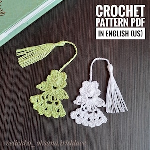 Crochet Angel Bookmark Crochet Angel Pattern Baptism Gift Easter for ...