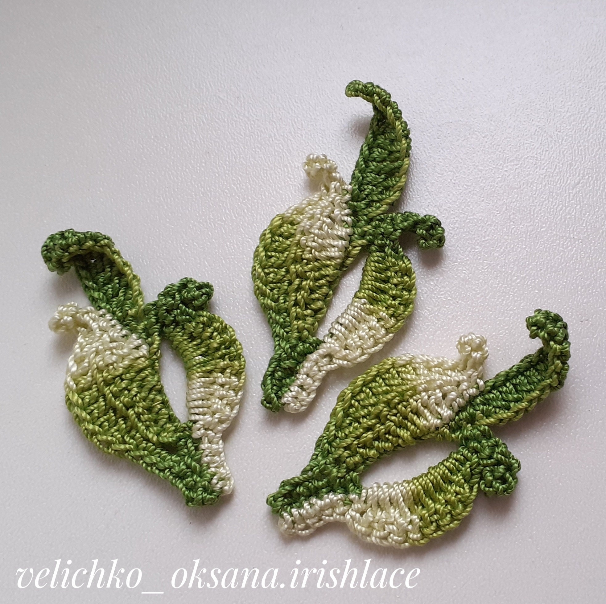 Crochet Leaf Crochet Foliage Pattern PDF Leaves Crochet for Irish Lace ...