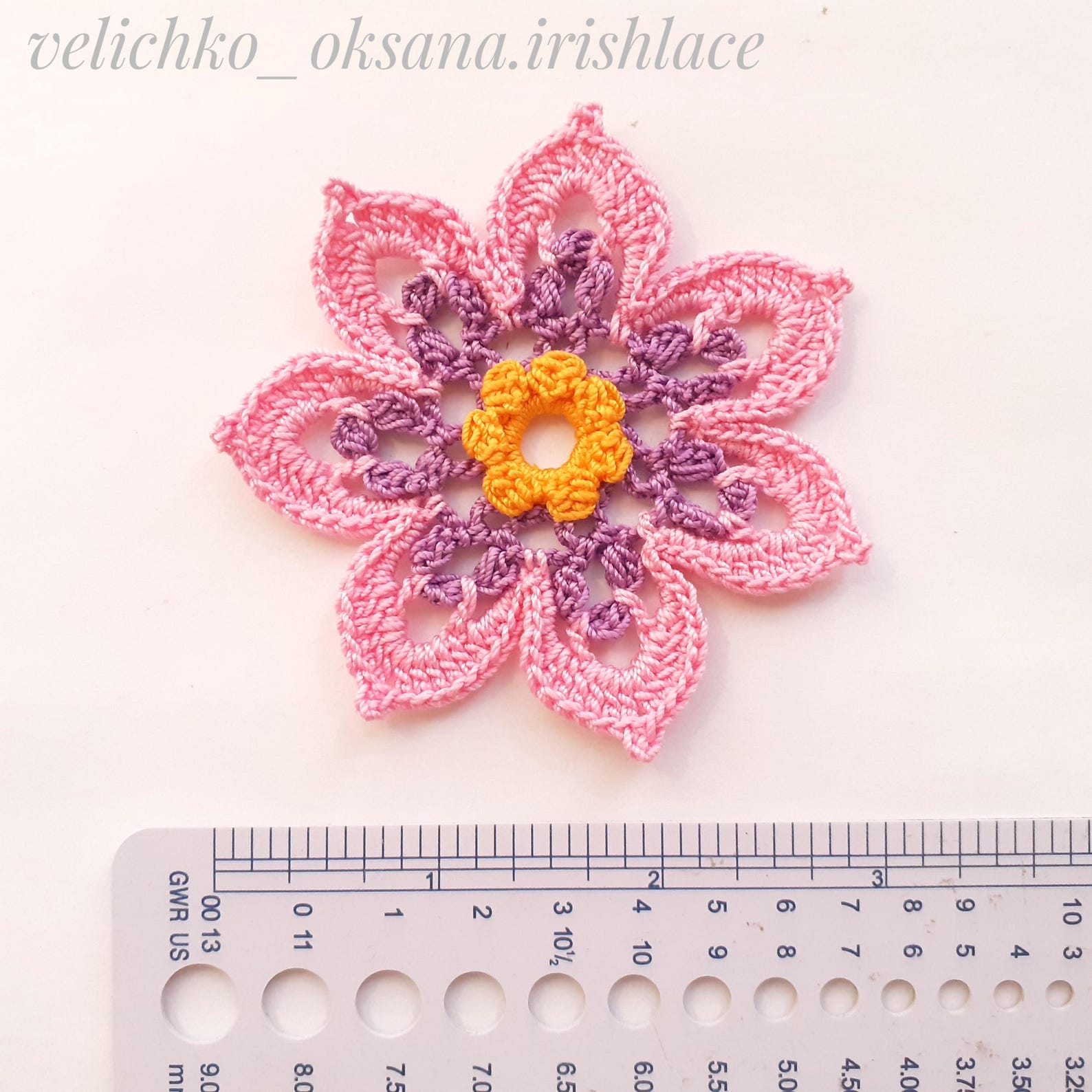 Irish Crochet Flower & Leaf Pattern Set: Ireland Lace Motifs (PDF ...