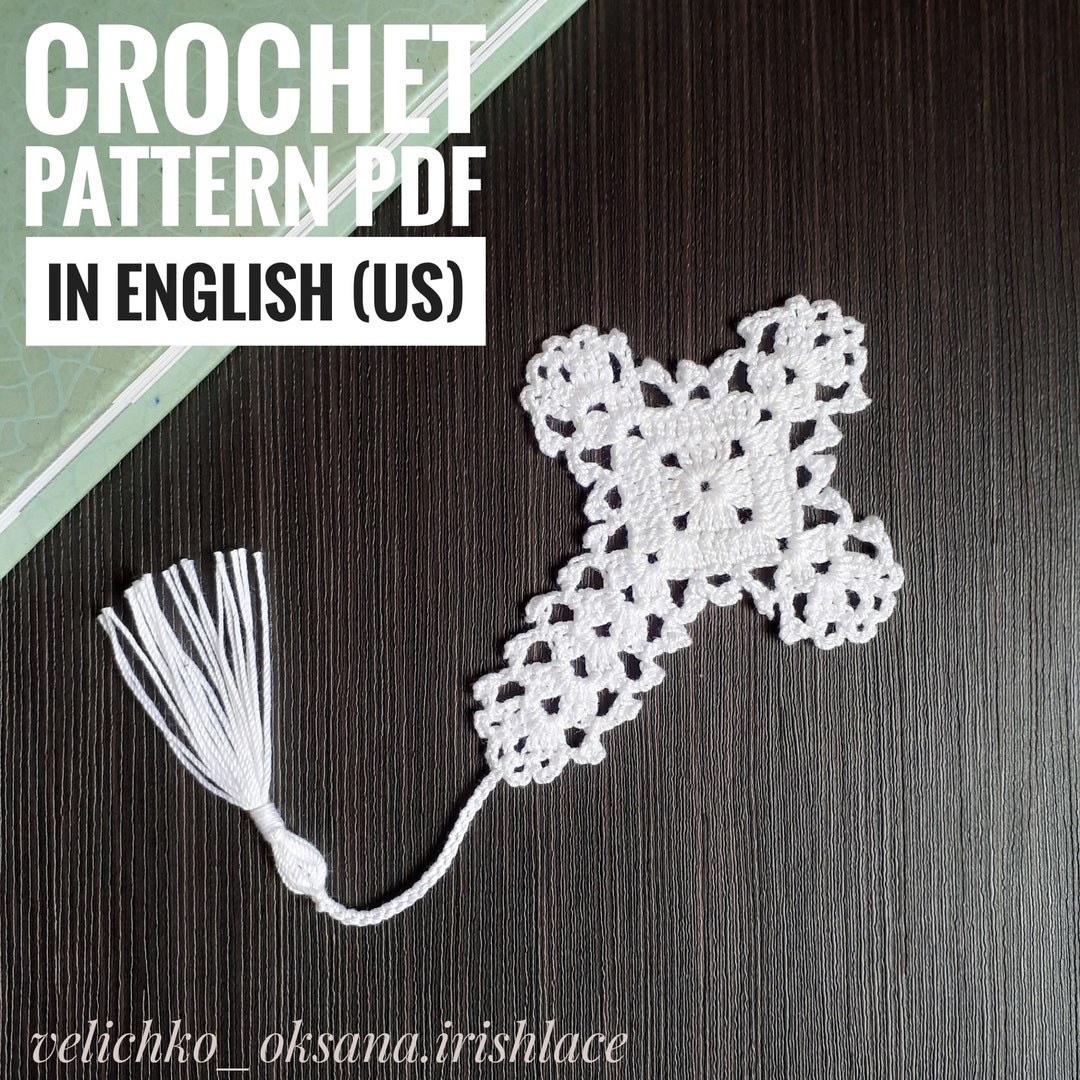 Crochet Pattern Cross Bookmark PDF Crochet Pattern Easter Cross ...