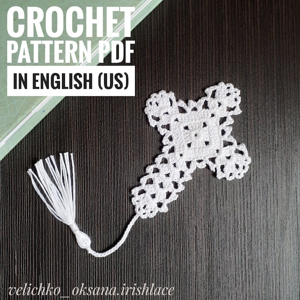 Crochet Cross Bookmark Patterns - Etsy