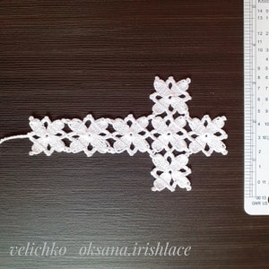 Cross Bookmark PDF Crochet Pattern Easter Cross Bookmark Easter Gift ...