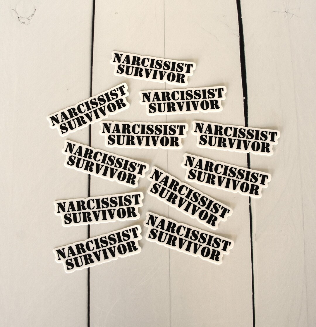 Narcissist Survivor Sticker Narcissistic Abuse Survivor Decal Trauma ...