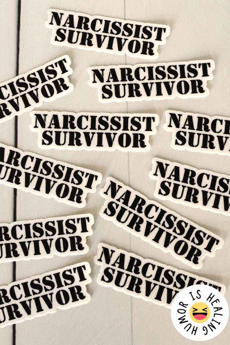 Narcissist Survivor Sticker Narcissistic Abuse Survivor Decal Trauma ...