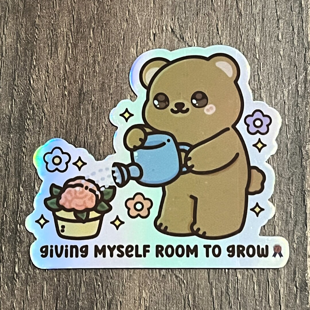 Barely Growing Sticker Mental Health Awareness Roseworthy Shop - Etsy