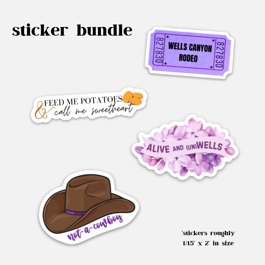 Wells Ranch Sticker Bundle - Etsy
