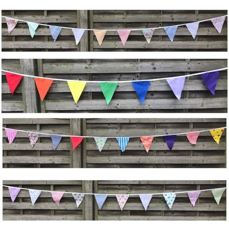 Rustic Bunting - Etsy UK