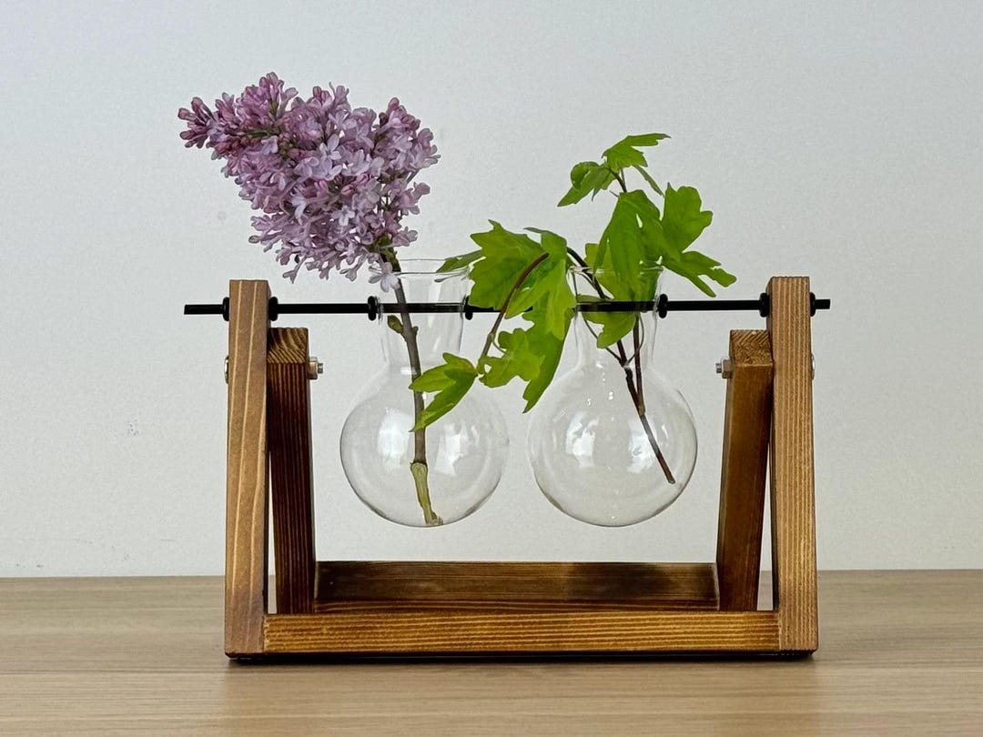 Hydroponic Glass Planter Propagation Home Decoration Decor Flowers ...