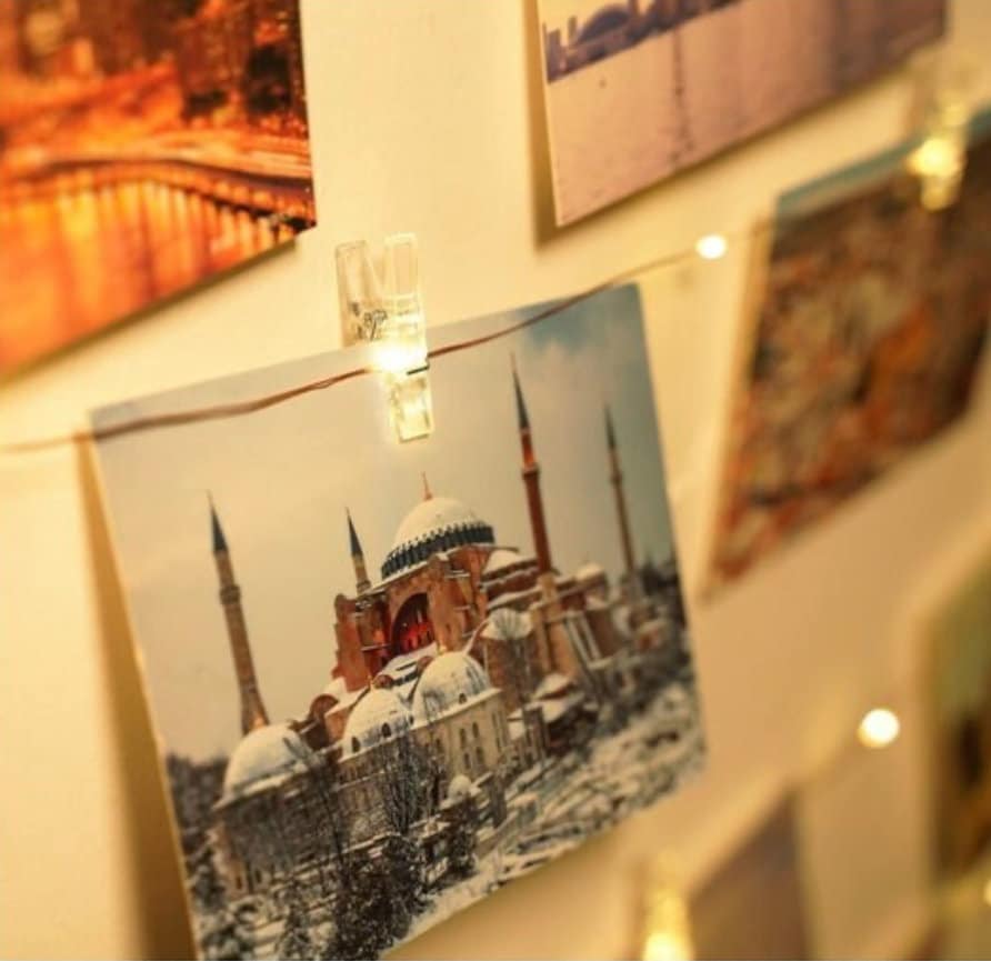 LED Clip Lights Clothes Peg Photo Hanger String Battery Powered - Etsy UK