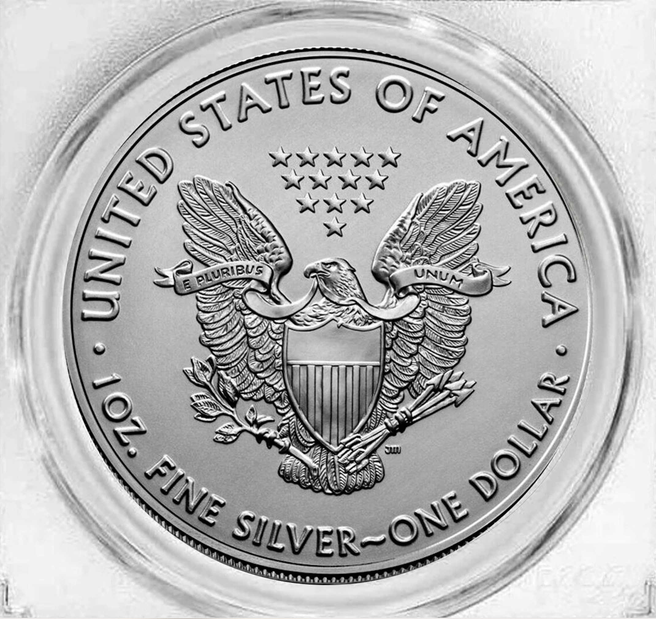 2021 American 1 Oz 999 Fine Silver Eagle 1 Doller Coin BU - Etsy