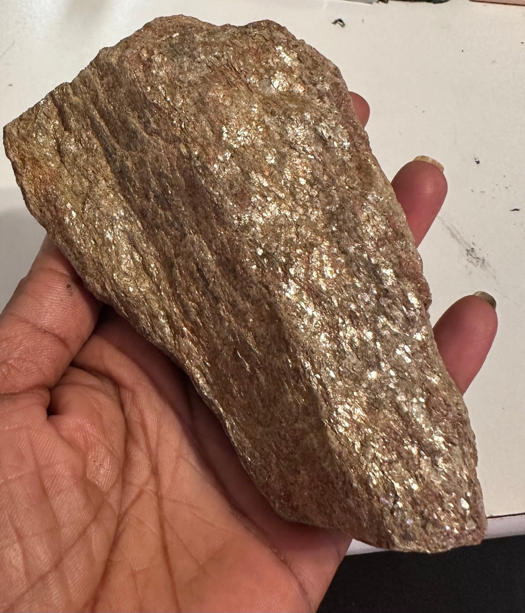 Uncommon Gold Colored Schist Rock Georgia 5 Inches - Etsy
