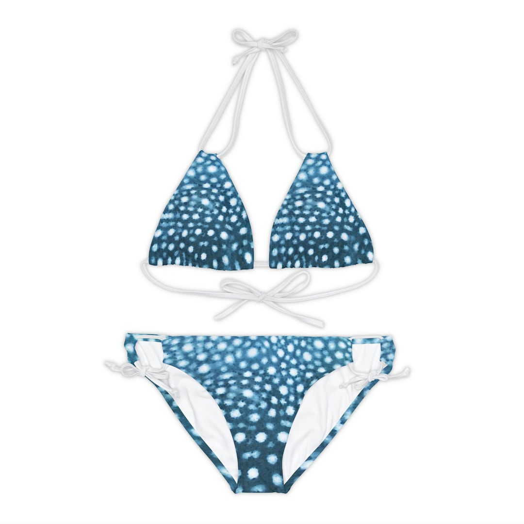 Whale Shark - Strappy Bikini Set (AOP) - Etsy
