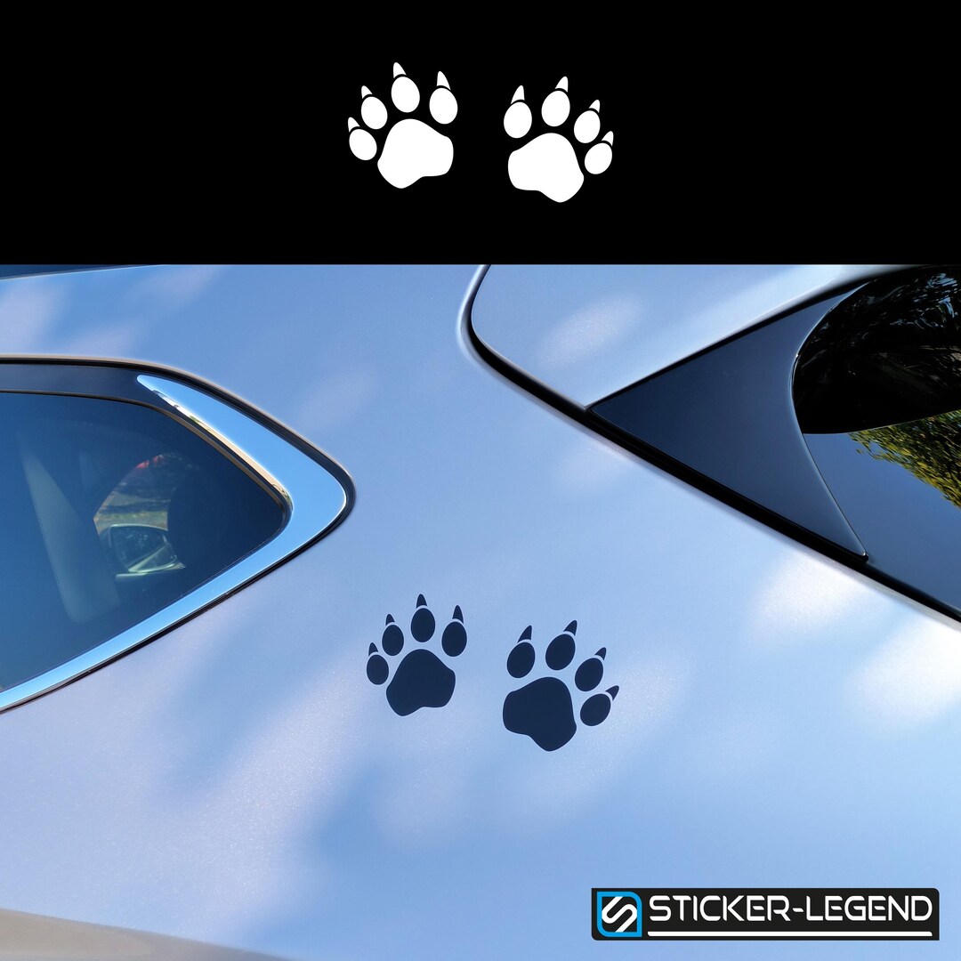 Dog Paw #001| Pvc/vinyl Stickers | Car Stickers | Car Styling | Perfect ...