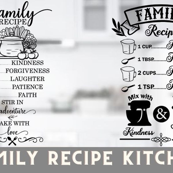 Recipe Svg - Etsy