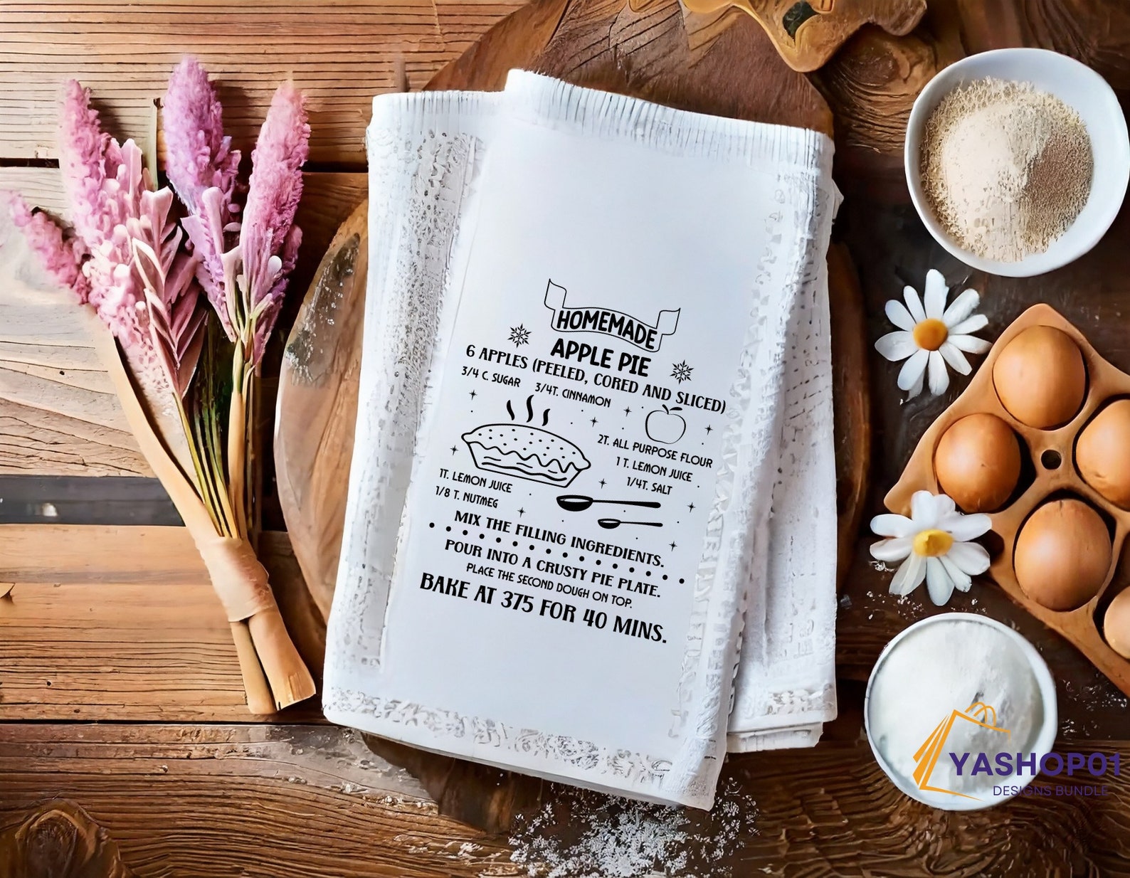 Recipe SVG, Kitchen SVG Bundle, Chocolate Chip Cookie Recipe SVG ...