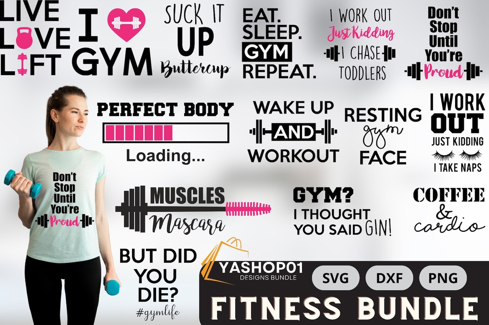 Workout SVG Bundle, Gym SVG Bundle,fitness SVG, Exercise Svg ...