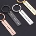 Engraved Morse Code Keychain With Translation on the Back, Personalized ...