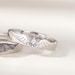 Personalized Adjustable Couple's Angel and Devil Wings Rings, Black and ...