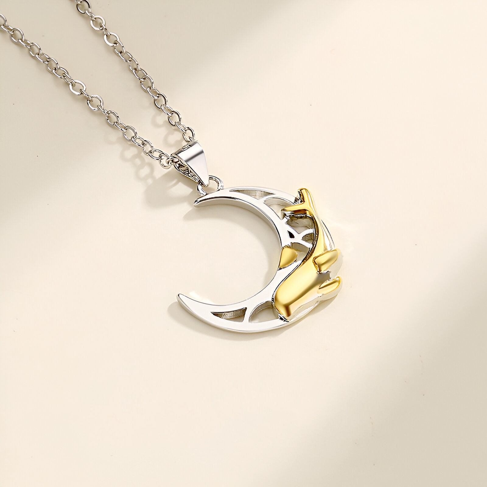Sun and Moon Couples Necklaces, Ocean Couples Pendants, Matching ...