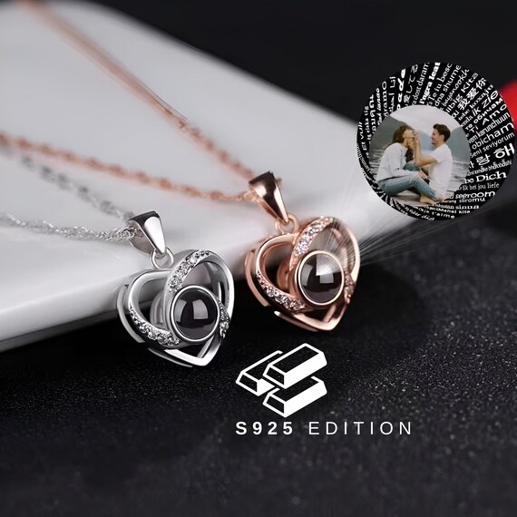 I love you projection necklace store
